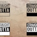 Straight Outta 1985 Svg, Png, Jpg, Eps, Pdf, Clipart, Vector - Etsy