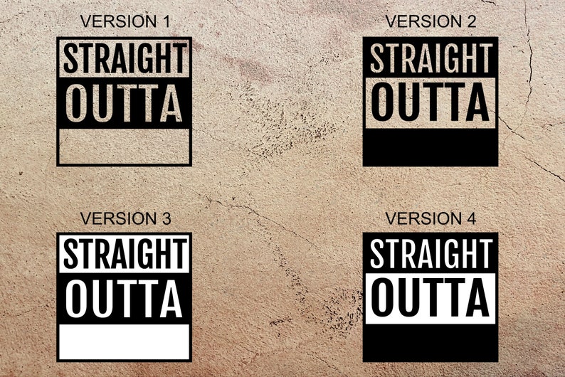 Straight Outta 1985 Svg Png Jpg Eps Pdf Clipart Vector - Etsy