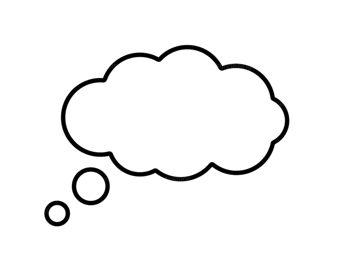 Think Bubble Svg, Thought Bubble Cut File, Thinking Cloud Png - Etsy Think Bubble Svg, Thought Bubble Cut File, Thinking Cloud Png - Etsy