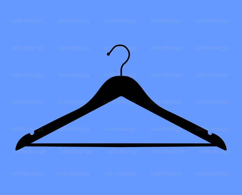 Clothes Hanger Svg, Coat Hanger Svg, Clothes Hanger Cut File, Clothes ...