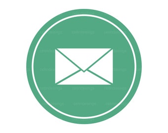 Cross Mail Icon Icon - Etsy