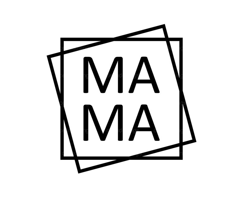 Mama Square Frame Svg Mama Square Cricut Cut File Mom Png - Etsy