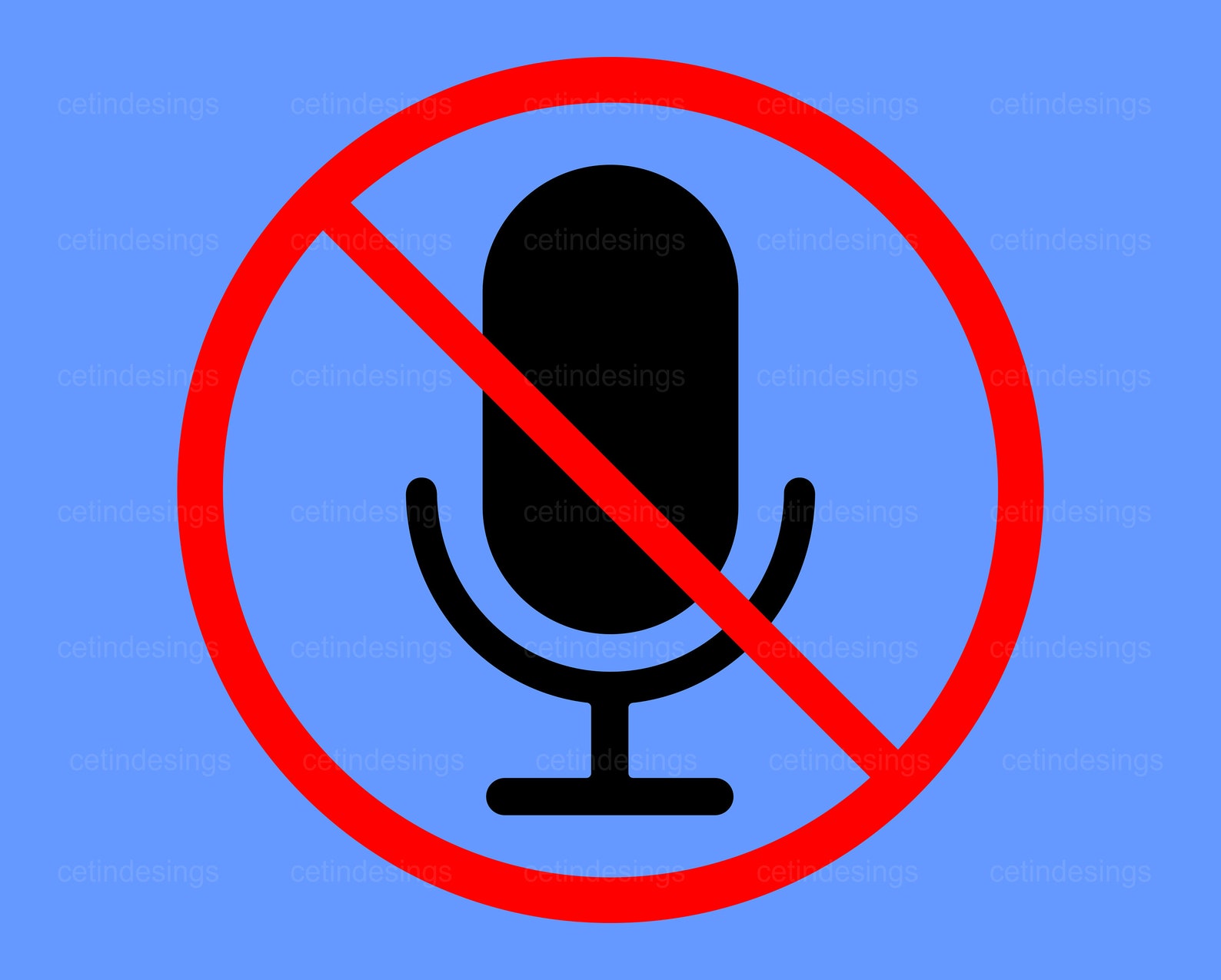 Microphones Forbidden Sign, Recording Prohibited,no Microphone Svg, Png ...
