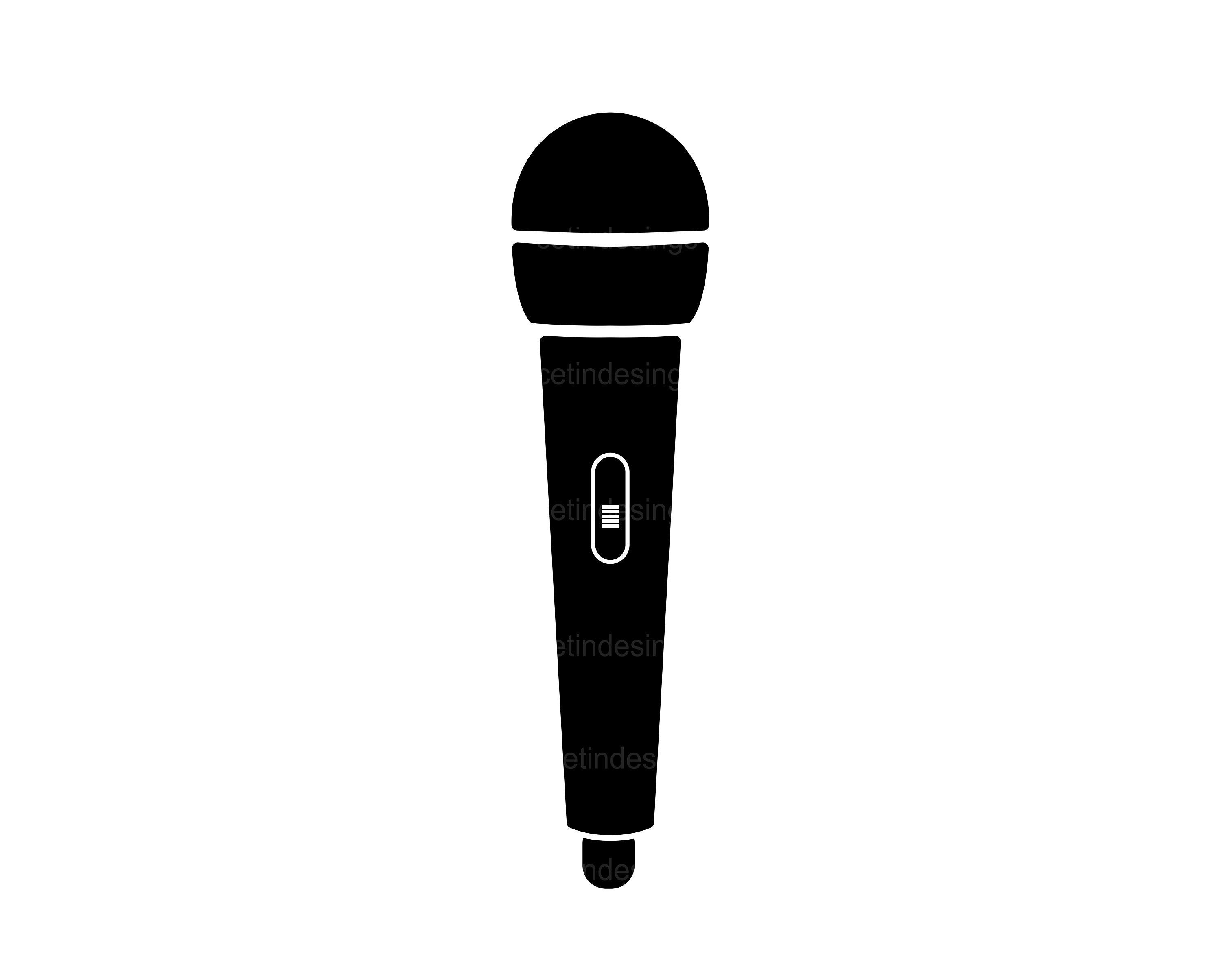 Microphone Svg, Music Svg, Clipart,cricut Silhouette - Etsy