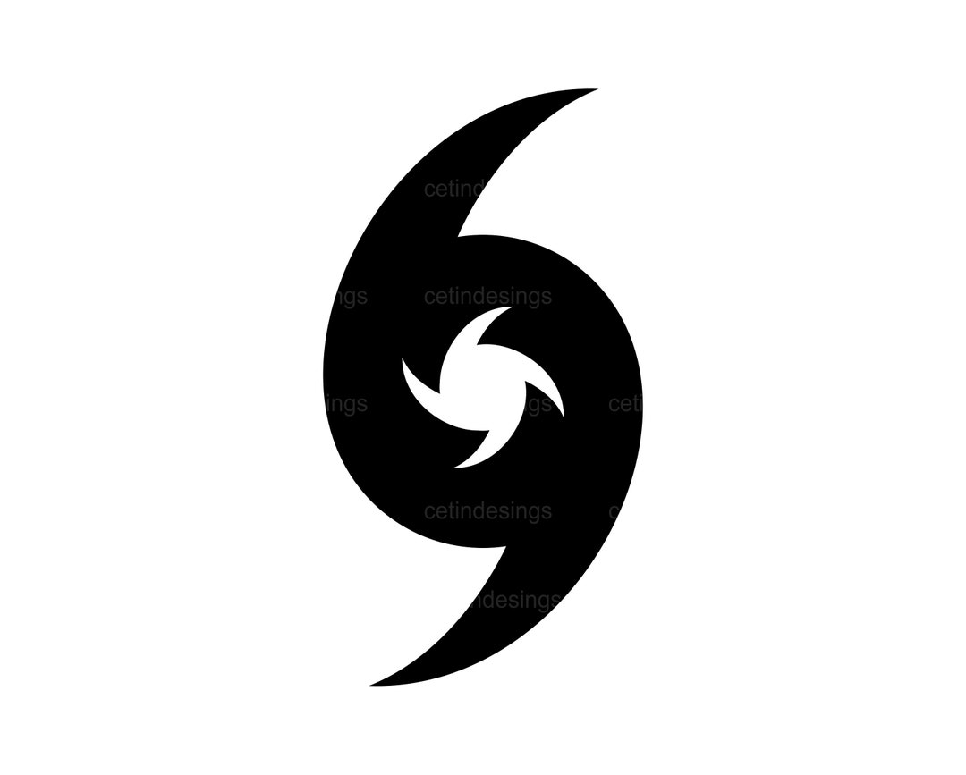 Hurricane Icon SVG, Hurricane Png, Hurricane Cricut File, Tropical ...