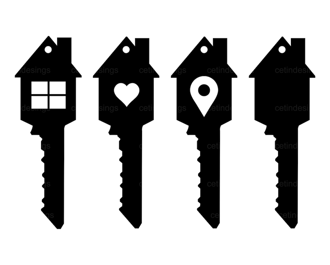 House Key Svg, House Key Png, House Key Clipart, House Key Vector ...