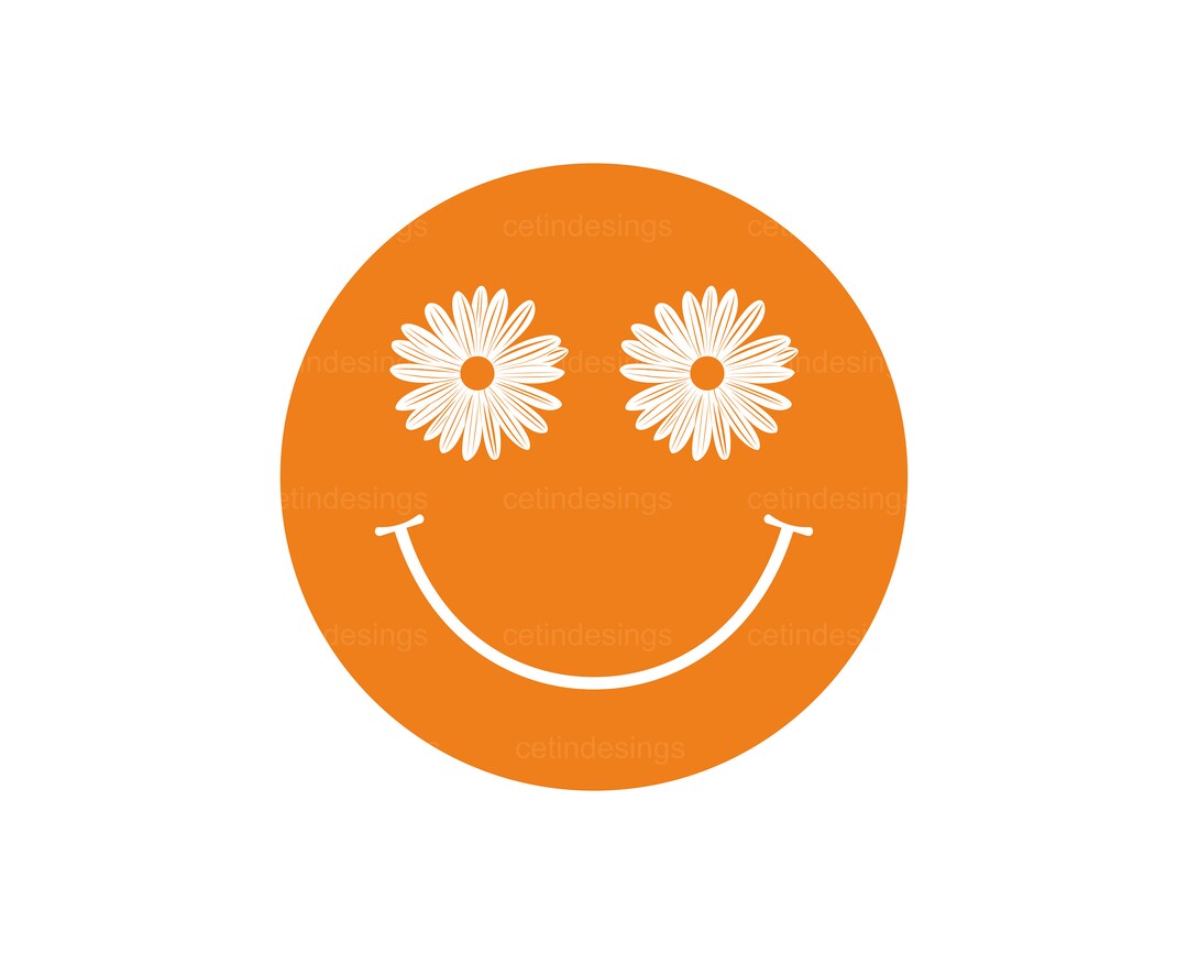 Smiley Daisy SVG PNG CLIPART Jpg Eps Smiley Daisy Face Digital Download ...