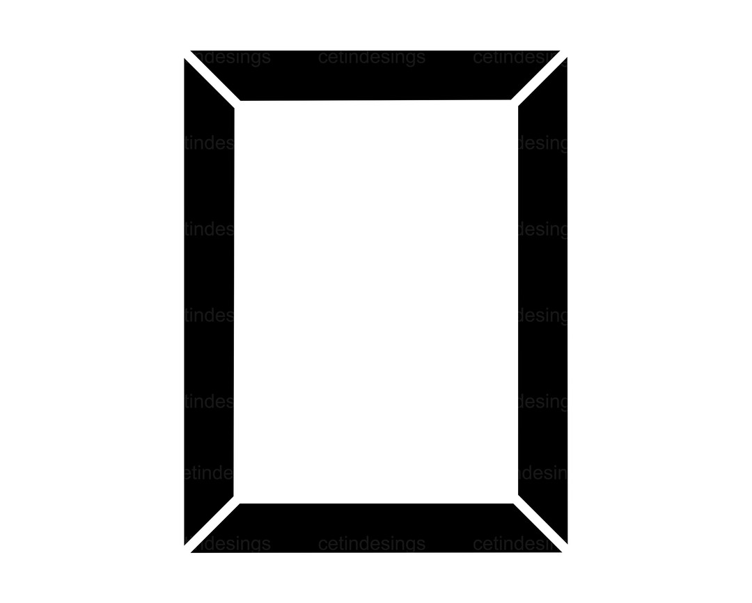 Picture Frame SVG File, Picture Frame DXF, Picture Frame Png, Picture ...