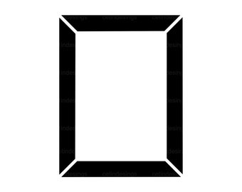 Picture Frame SVG File, Picture Frame DXF, Picture Frame Png, Picture ...