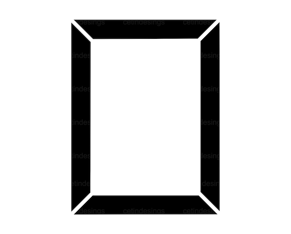 Picture Frame SVG File Picture Frame DXF Picture Frame Png - Etsy