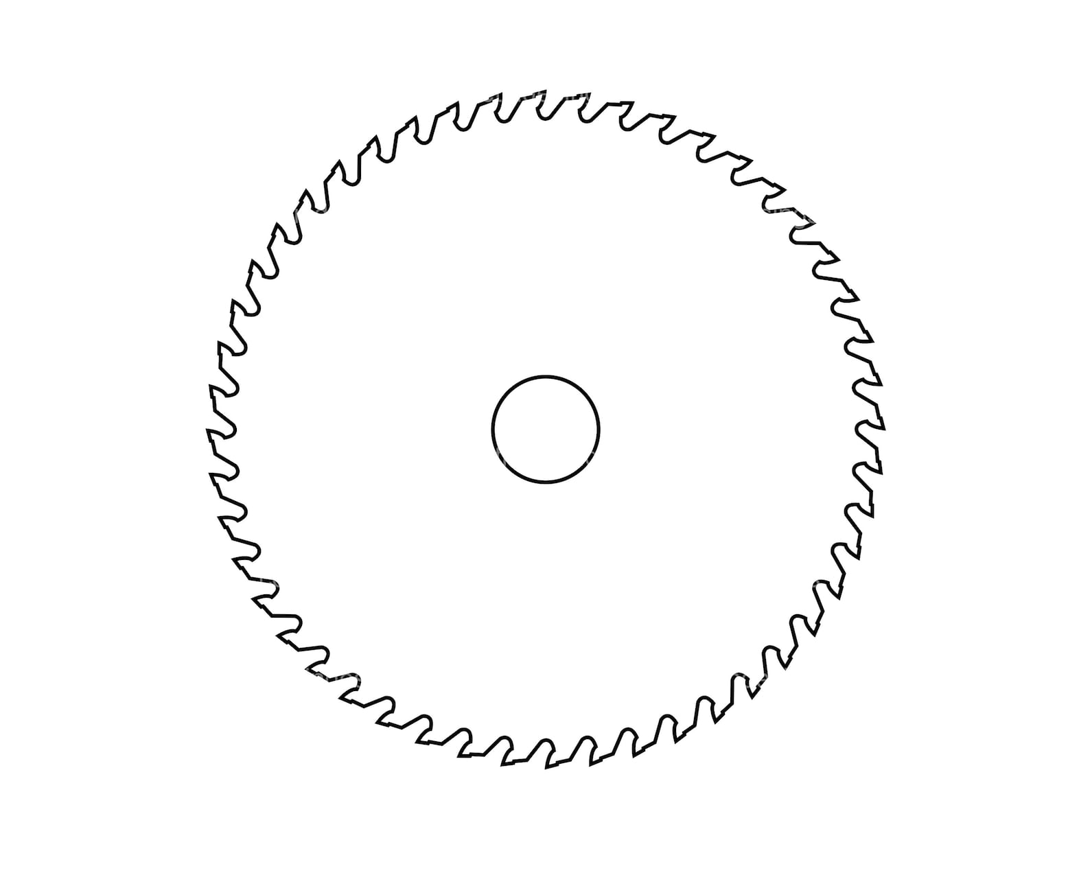 Saw Blade Outline Svg Saw Blade Outline Png Saw Blade - Etsy