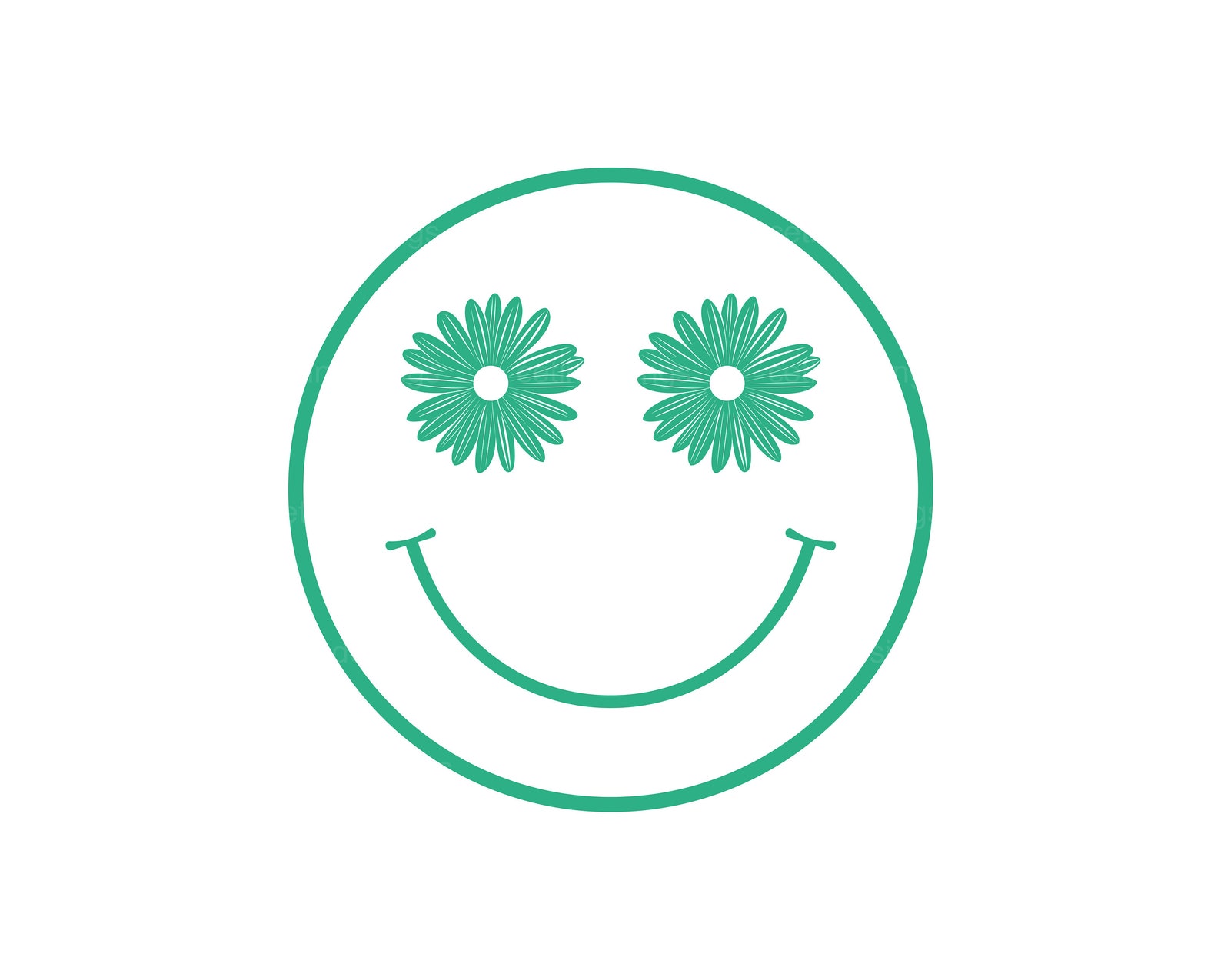 Smiley Daisy SVG PNG CLIPART Jpg Eps Smiley Daisy Face Digital - Etsy