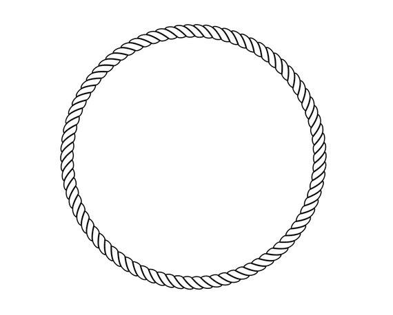 Nautical Rope Circle
