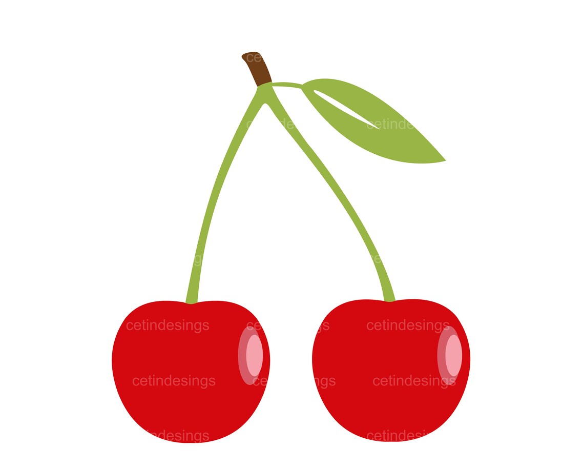 Cherry Svg Cherry Png Cherry Clipart Cherry Vector Cherry - Etsy
