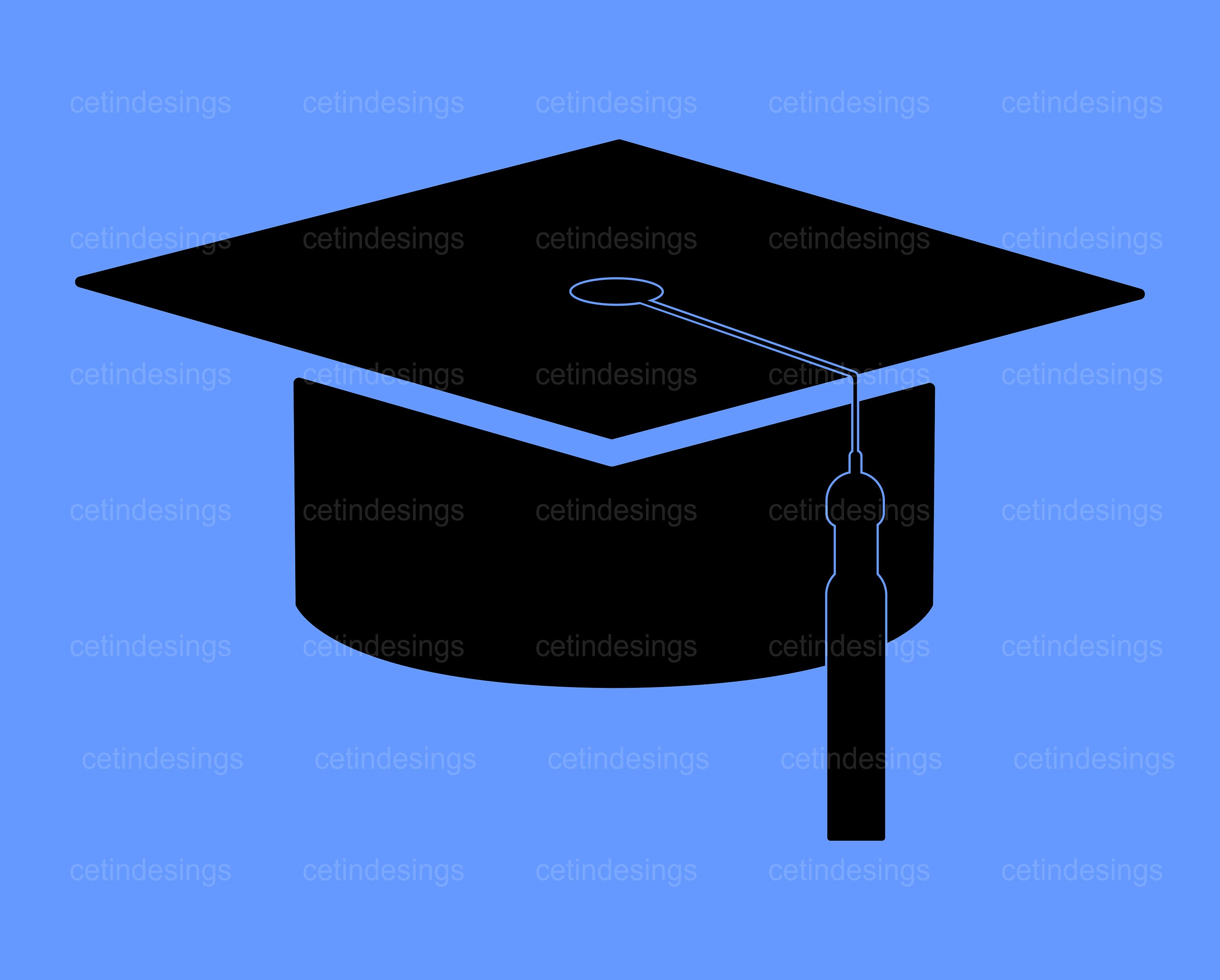 Graduation Cap Svg, Graduation Cap Cut File, Graduation Cap Icon - Etsy