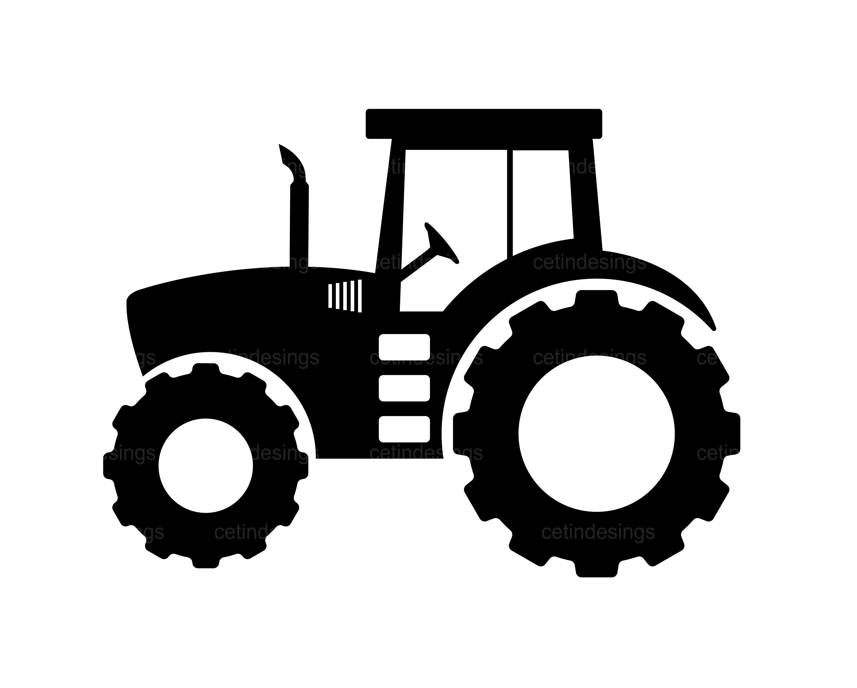 Tractor Svg Farm Tractor Cricut Cut File Tractor Png - Etsy UK