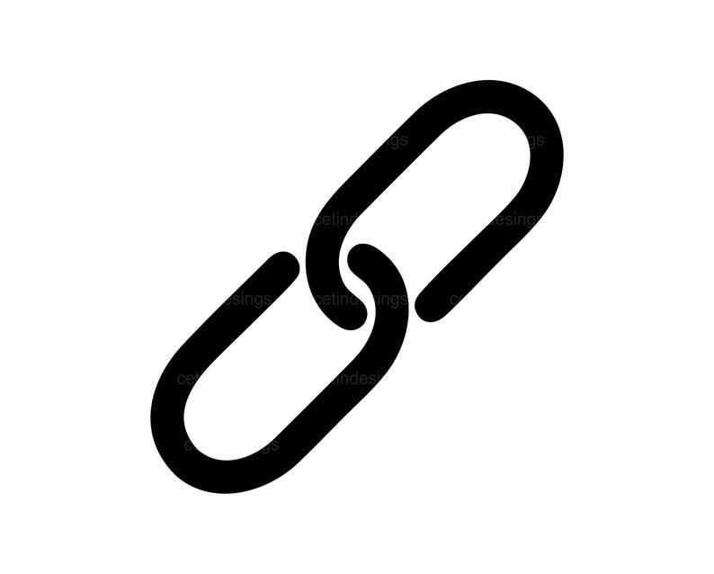 Link Icon Svg, Pdf, Vector, Eps, Dxf - Etsy