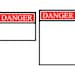 Blank Danger Sign SVG, Blank Danger Sign Cut File, Blank Danger Sign ...