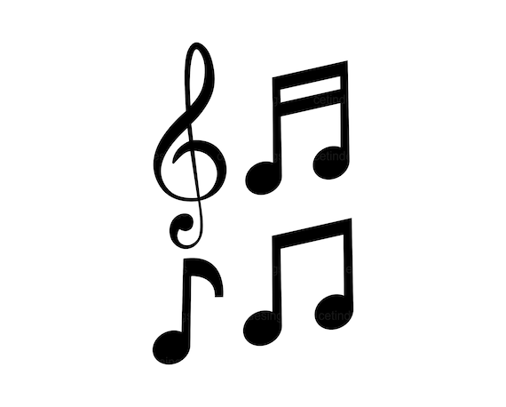 Music Note Icon Music Note Svgmusic Note Pngmusic Note - Etsy