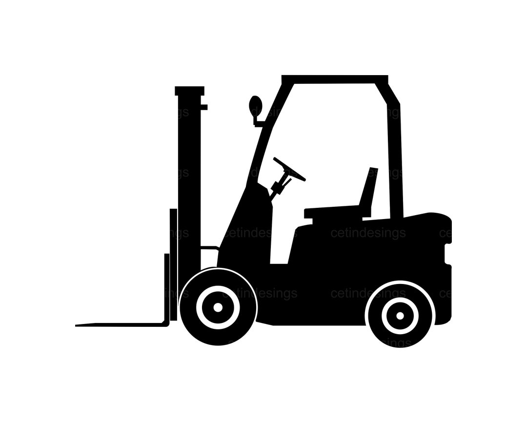 Forklift Svg,forklift Clipart,forklift Files for Cricut,warehouse Svg ...