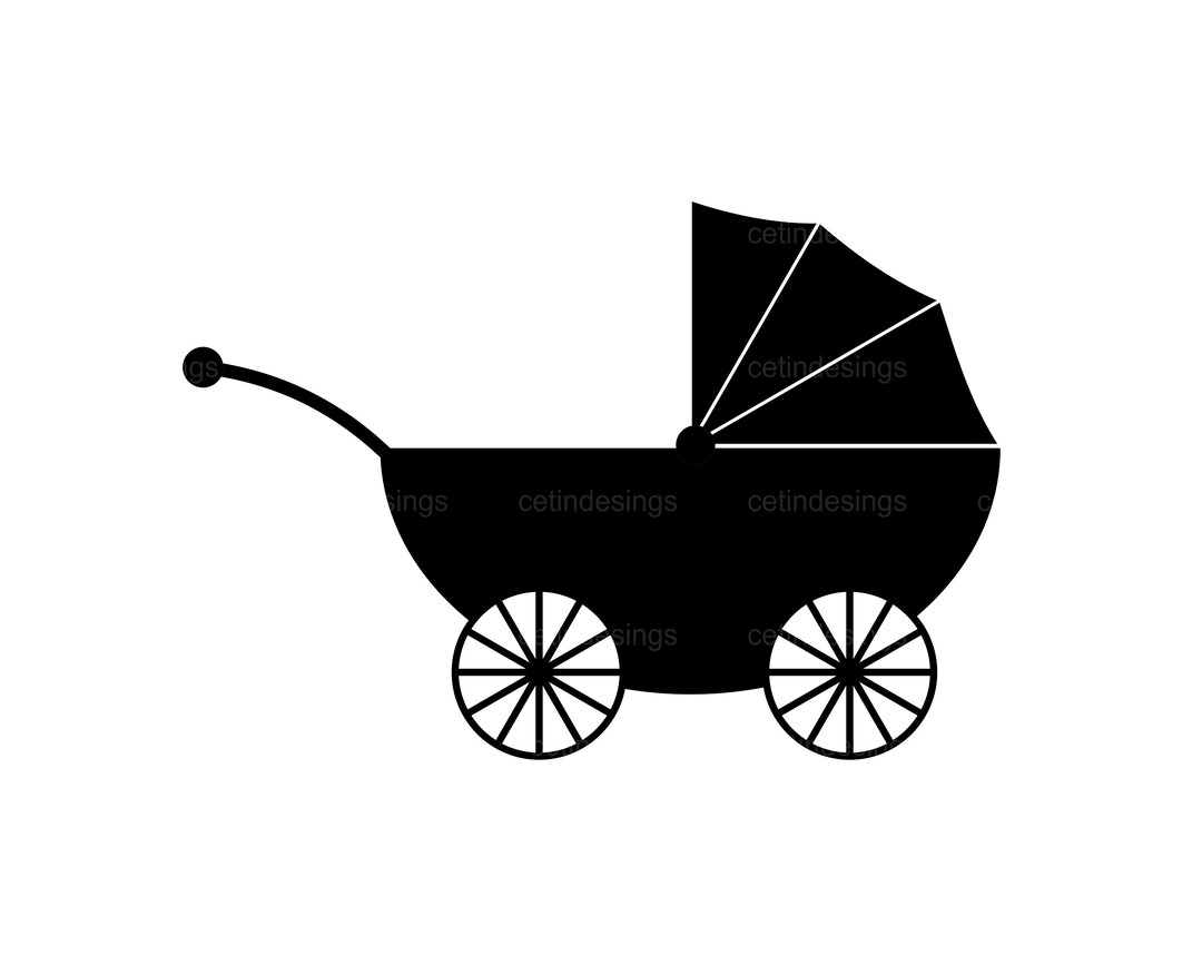 Pram Svg | Baby Pram Svg | Pram Cut File | Baby Strolle Svg - Etsy Canada