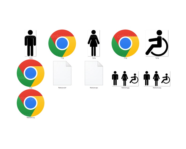 Men and Women Restroom Svg, Bathroom Sign Svg, Wc Sign, Toilet Svg ...