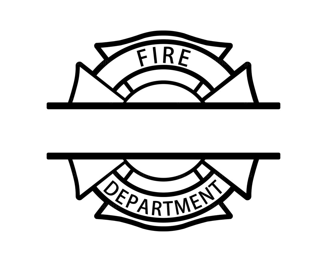 Fire Dept Name Frame Svg, Firefighter Svg, Maltese Cross Svg, Fireman ...