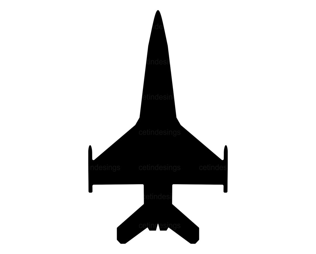 Jet Aircraft Top View - Jet Aircraft Svg - Jet Aircraft Silhouette Png ...
