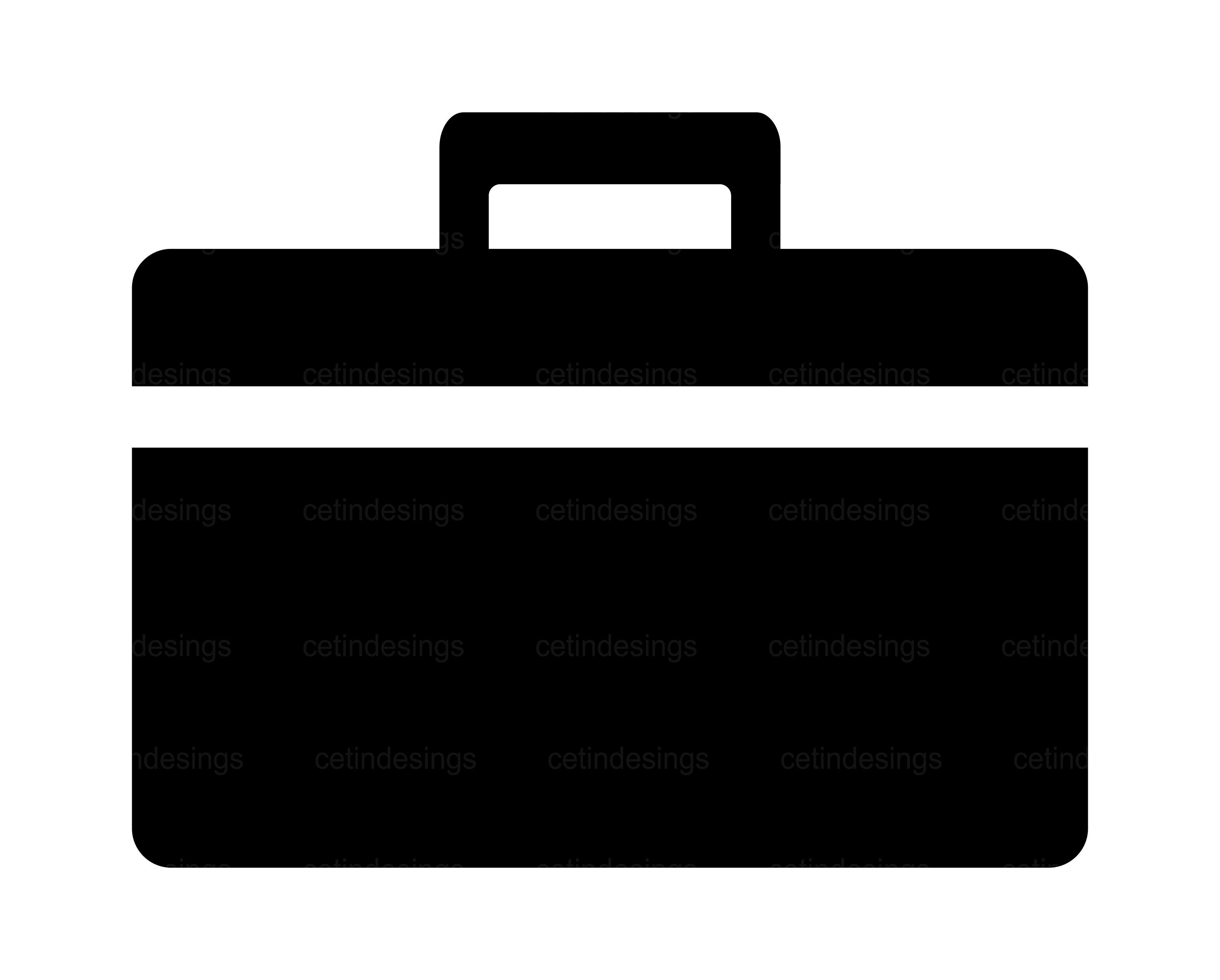 Briefcase Icon Svg - Briefcase Svg - Briefcase Cut File - Briefcase ...