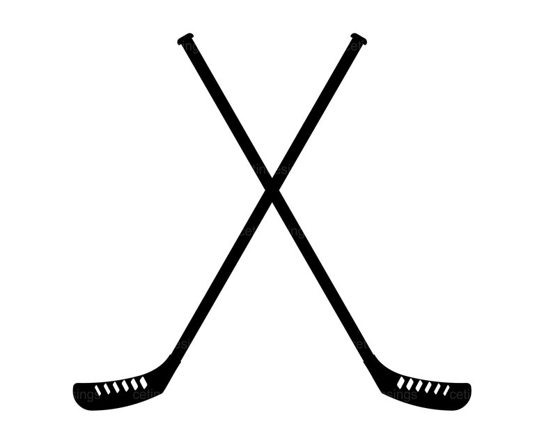 Crossed Hockey Sticks Svg | Crossed Hockey Sticks Png | Crossed Hockey ...