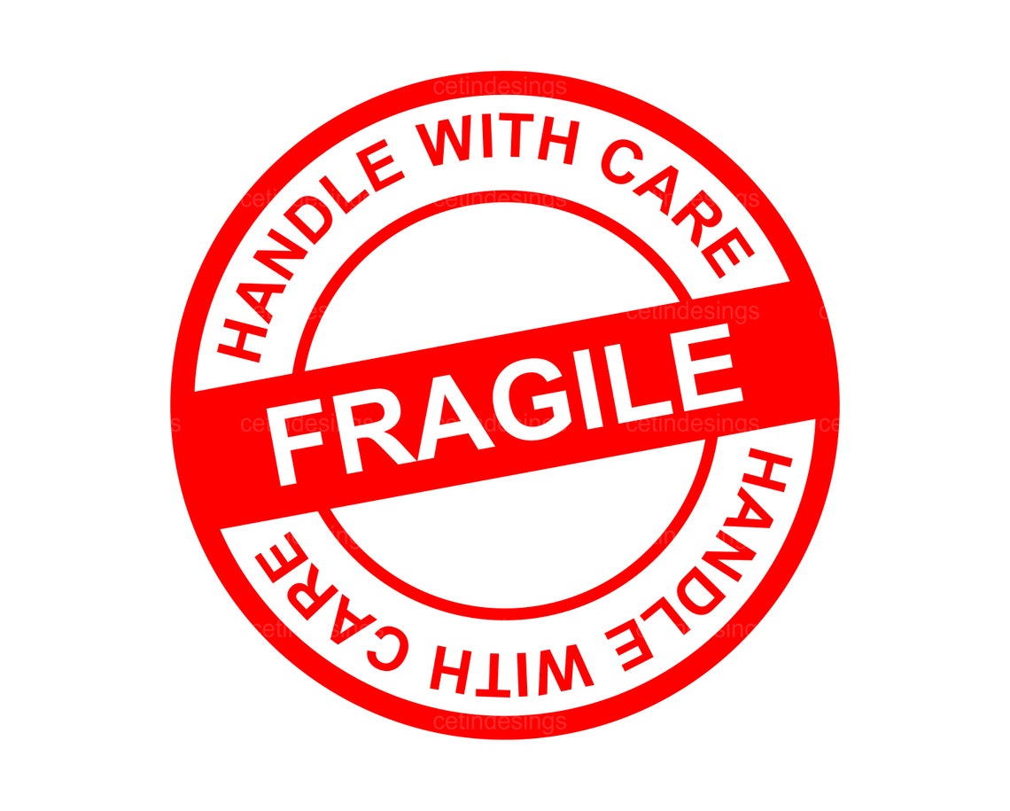 Fragile, manipuler avec soin autocollant svg, svg Fragile, png Fragile ...