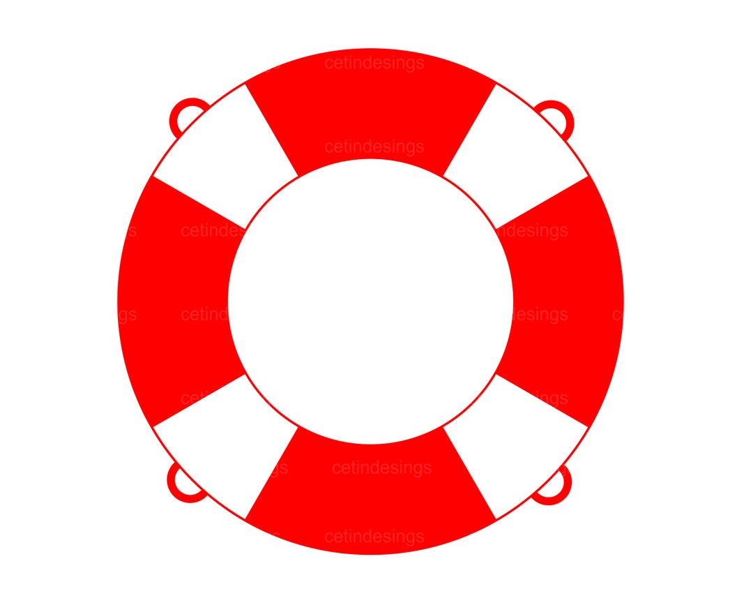 Red Lifebuoy Svg | Lifebuoy Cut File | Lifebuoy Png | Lifebuoy ...