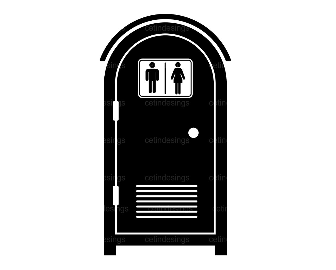 Portable Toilet Svg | Mobile Toilet Svg | Outdoor Toilet Svg | Cricut ...