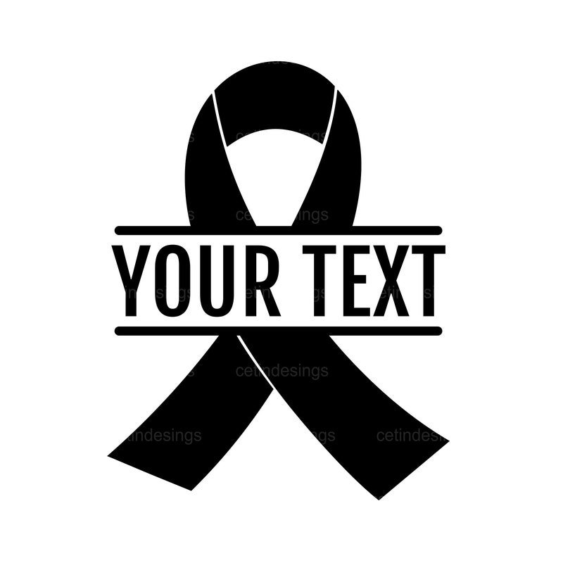 Ribbon Monogram - Etsy