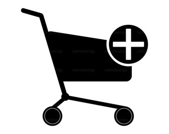 Shopping Cart Icon Svg - Etsy