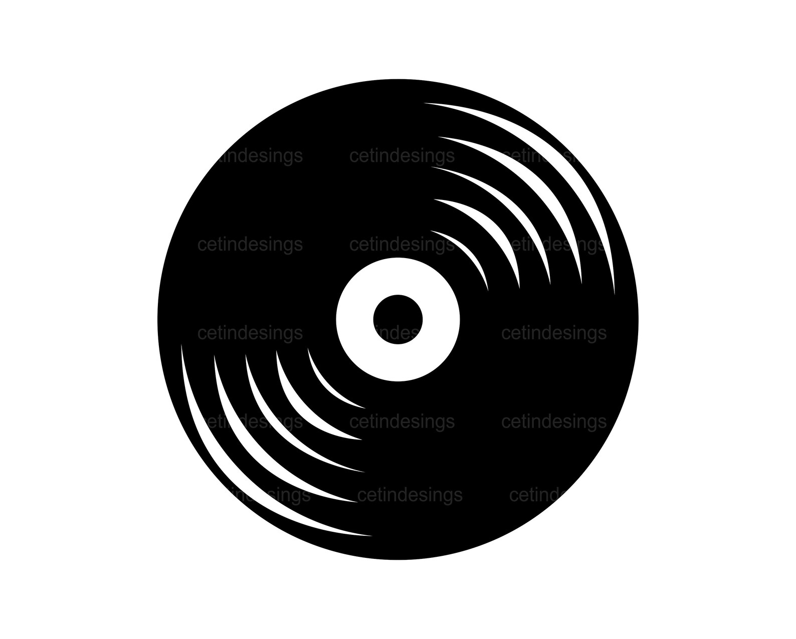 Record Svg Cut File , Vinyl Record Vector Svg - Etsy