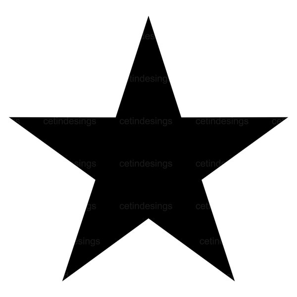 Star silhouette - Etsy België