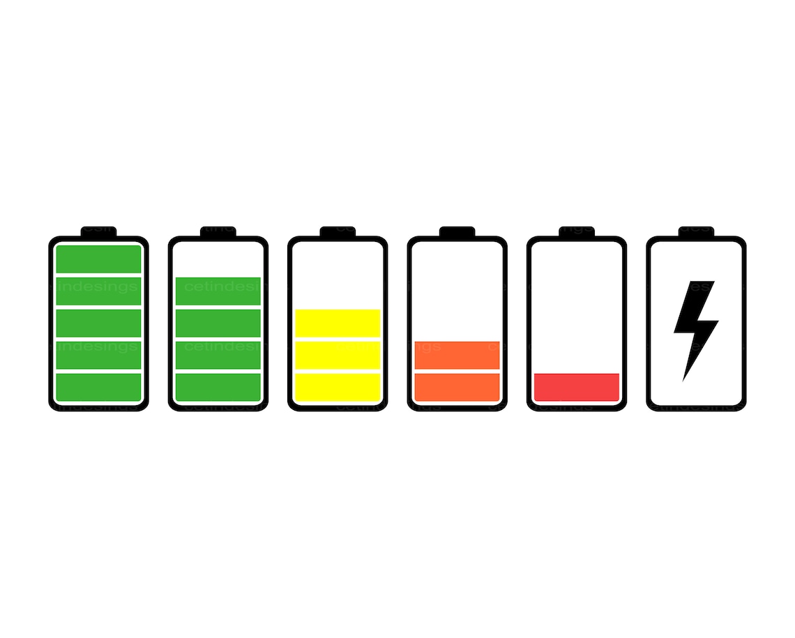 Battery Svg Battery Png Battery Clipart Battery Vector - Etsy