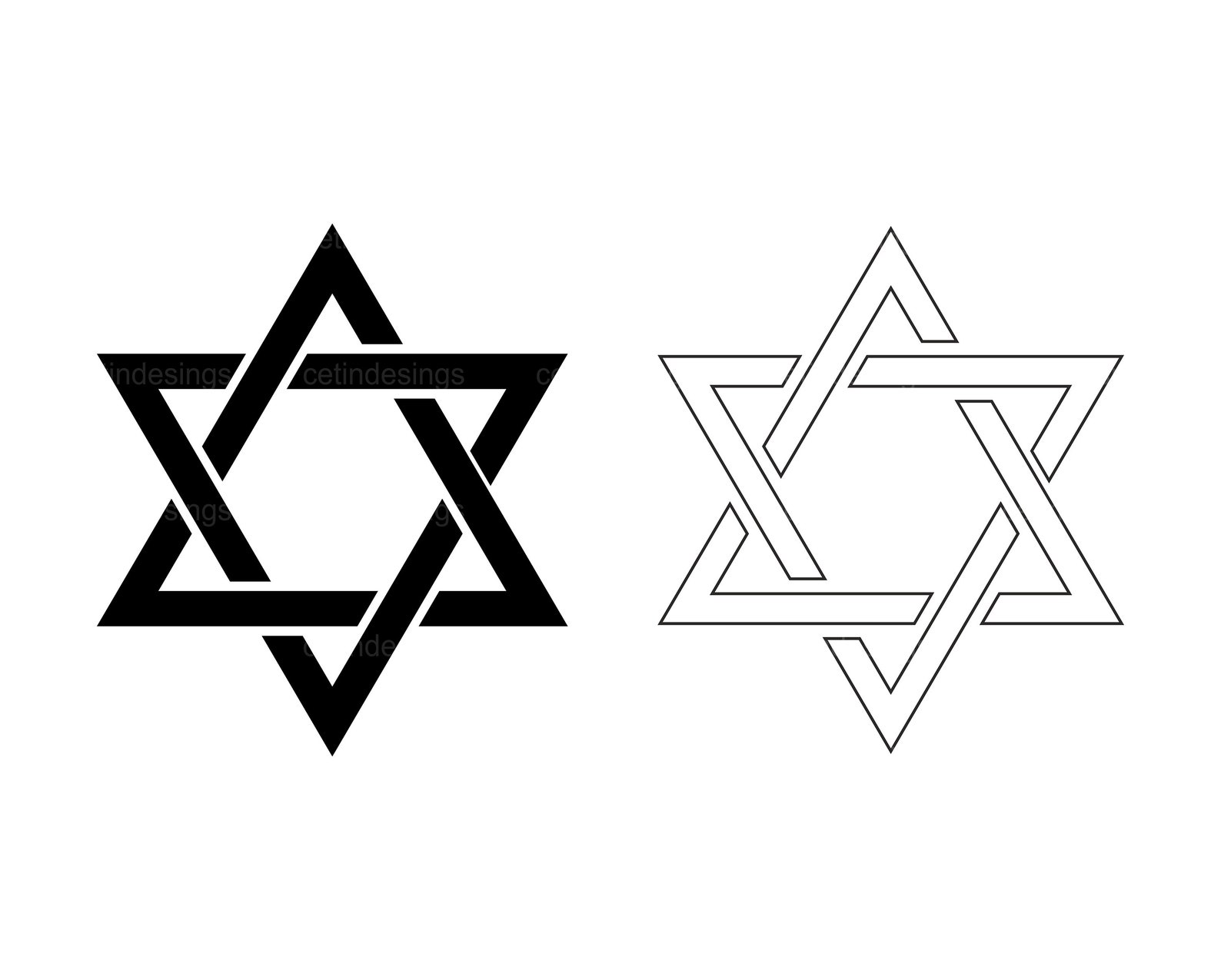 Star of David Svg, Star of David Png, Star of David Cricut Cut File ...