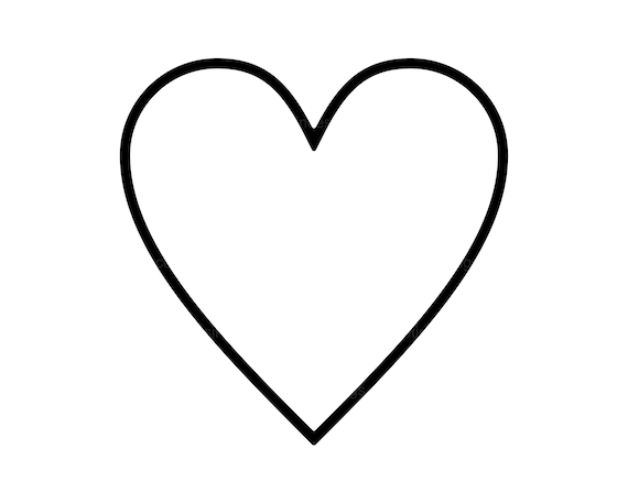 Heart Outline Clip Art Png