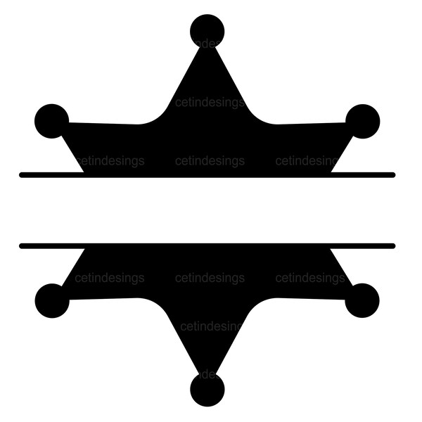 Star Split Monogram - Etsy