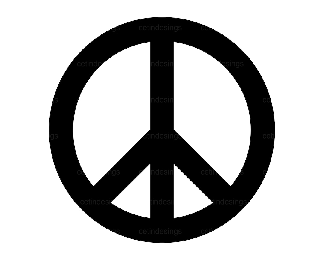 Peace Zeichen Plotterdatei Peace Svg Peace Plotterdatei - Etsy.de