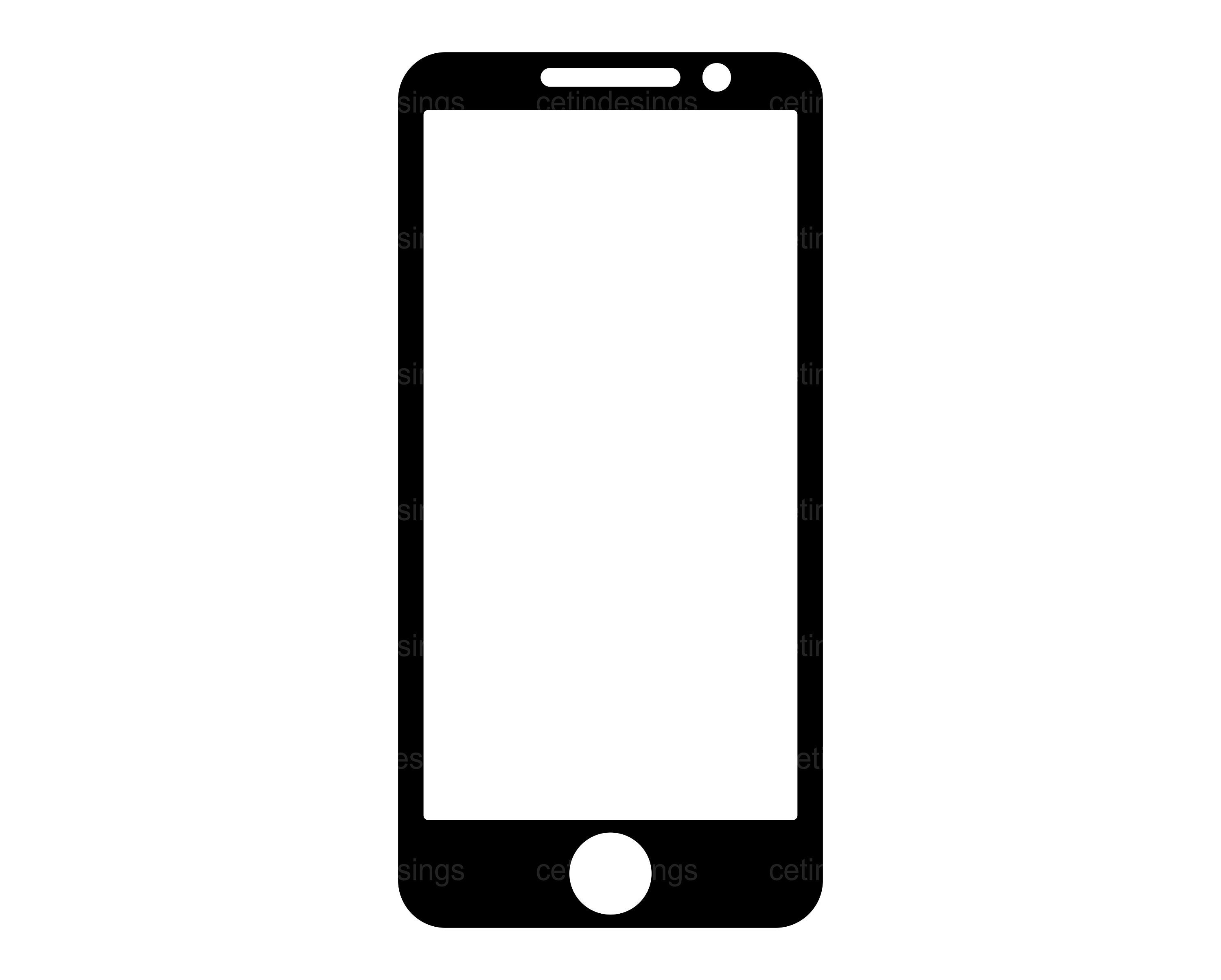 Smart Phone SVG and PNG - Etsy
