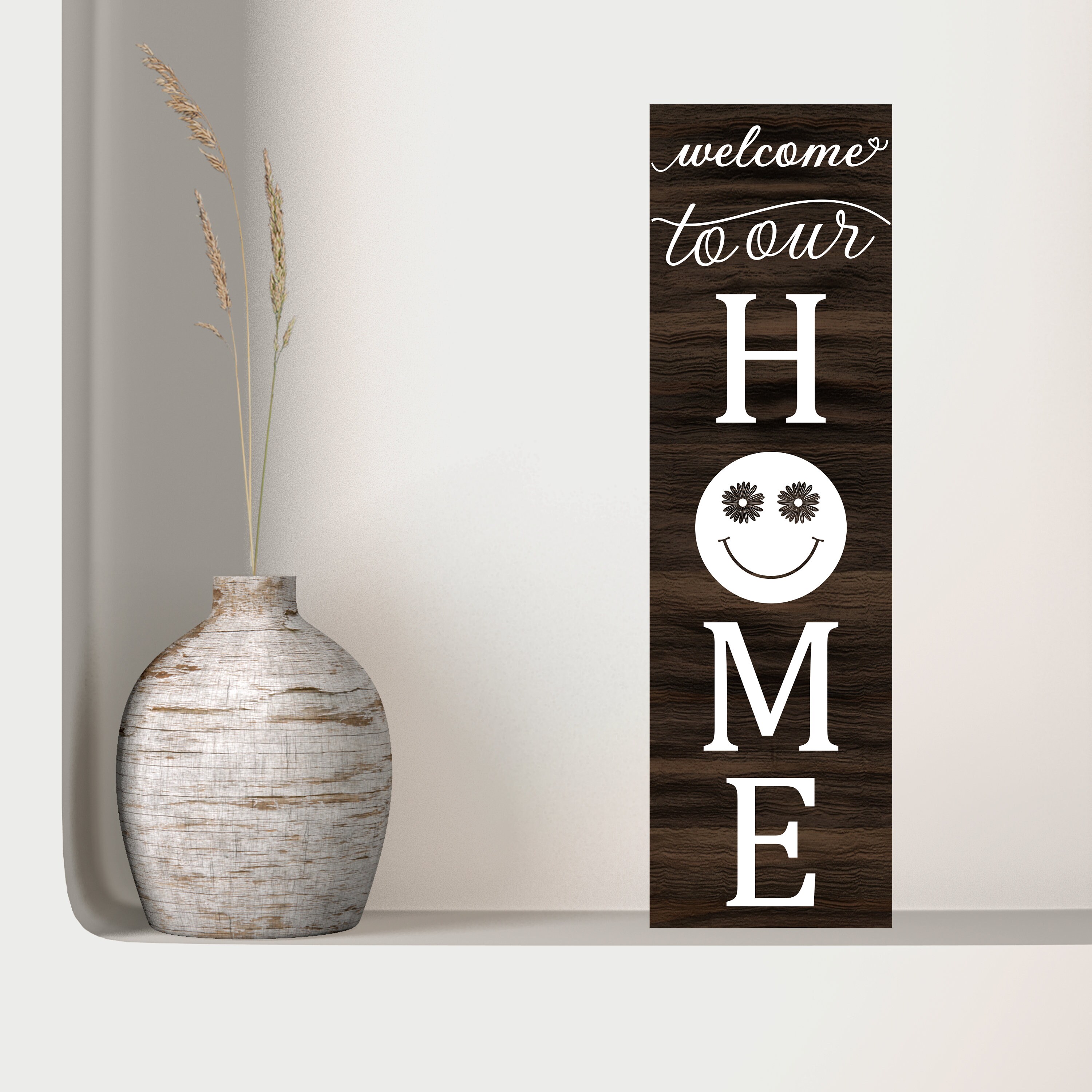 Buy Welcome to Our Home Smiley Face Svg Porch Sign Svg Welcome Online ...