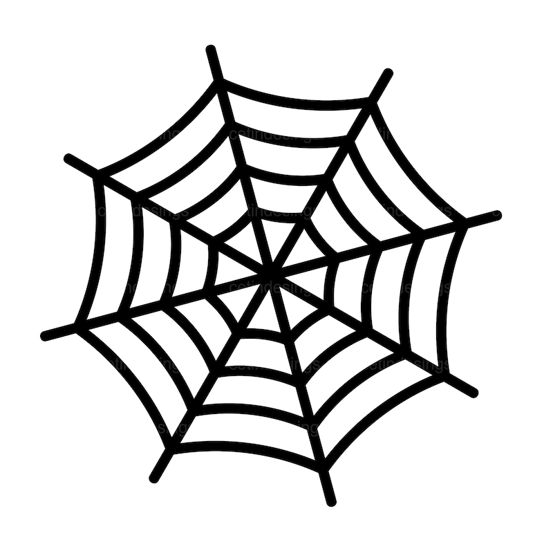 Spider Web Svg - Etsy