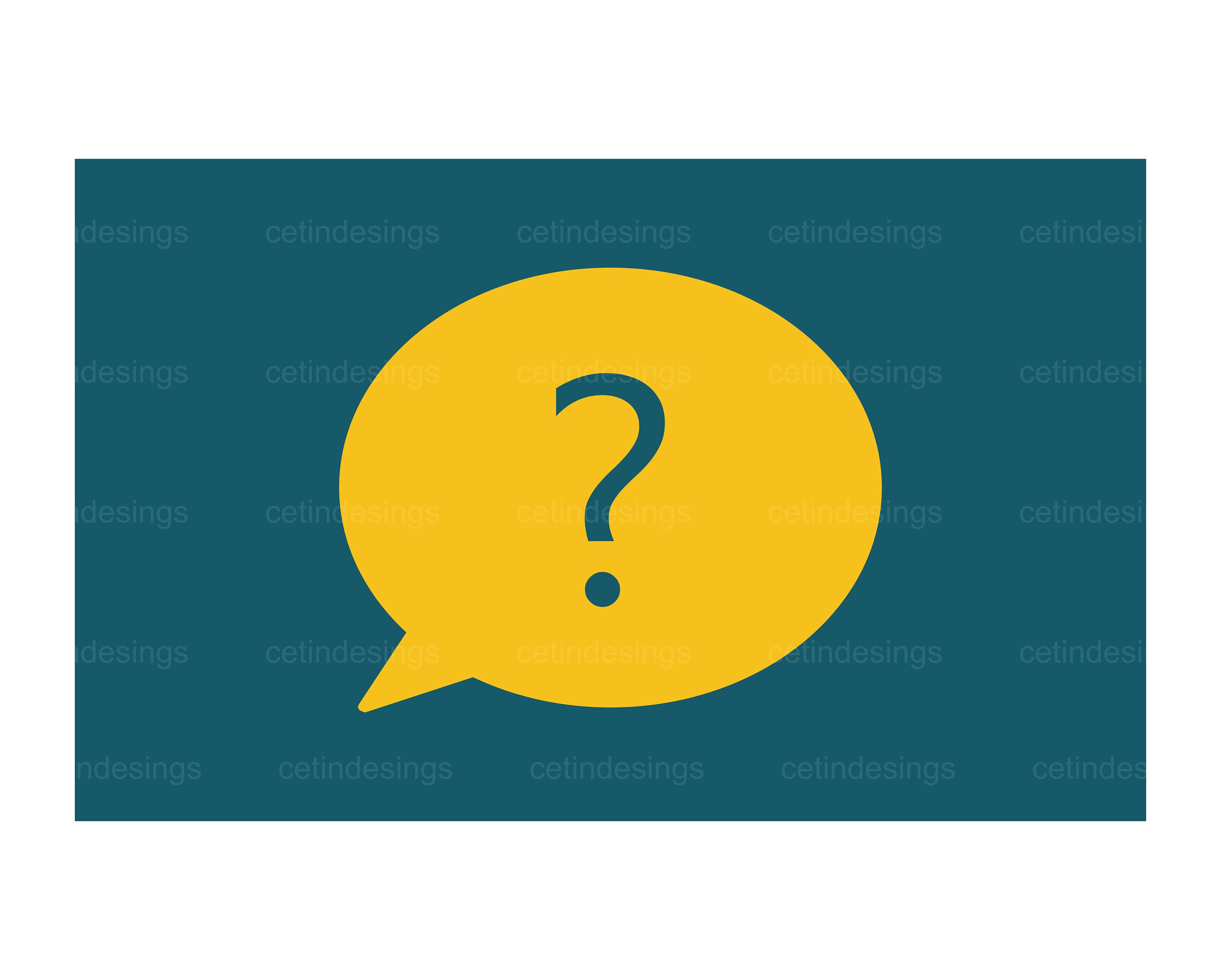 Yellow Question Mark Icon