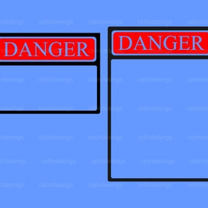 Blank Danger Sign SVG, Blank Danger Sign Cut File, Blank Danger Sign ...