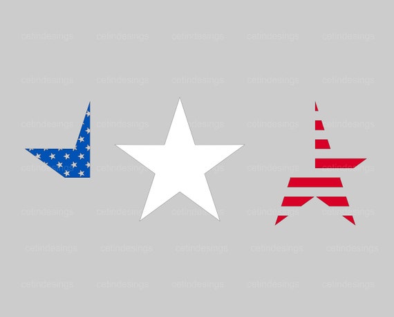 Png Image Information American Flag Star Svg Clipart Full Size
