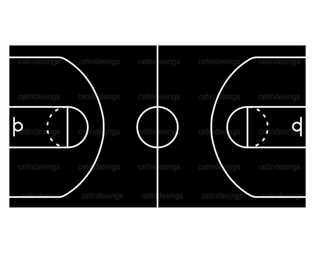Basketball Court SVG, Basketball Court Png, Basketball Court Cricut Cut ...