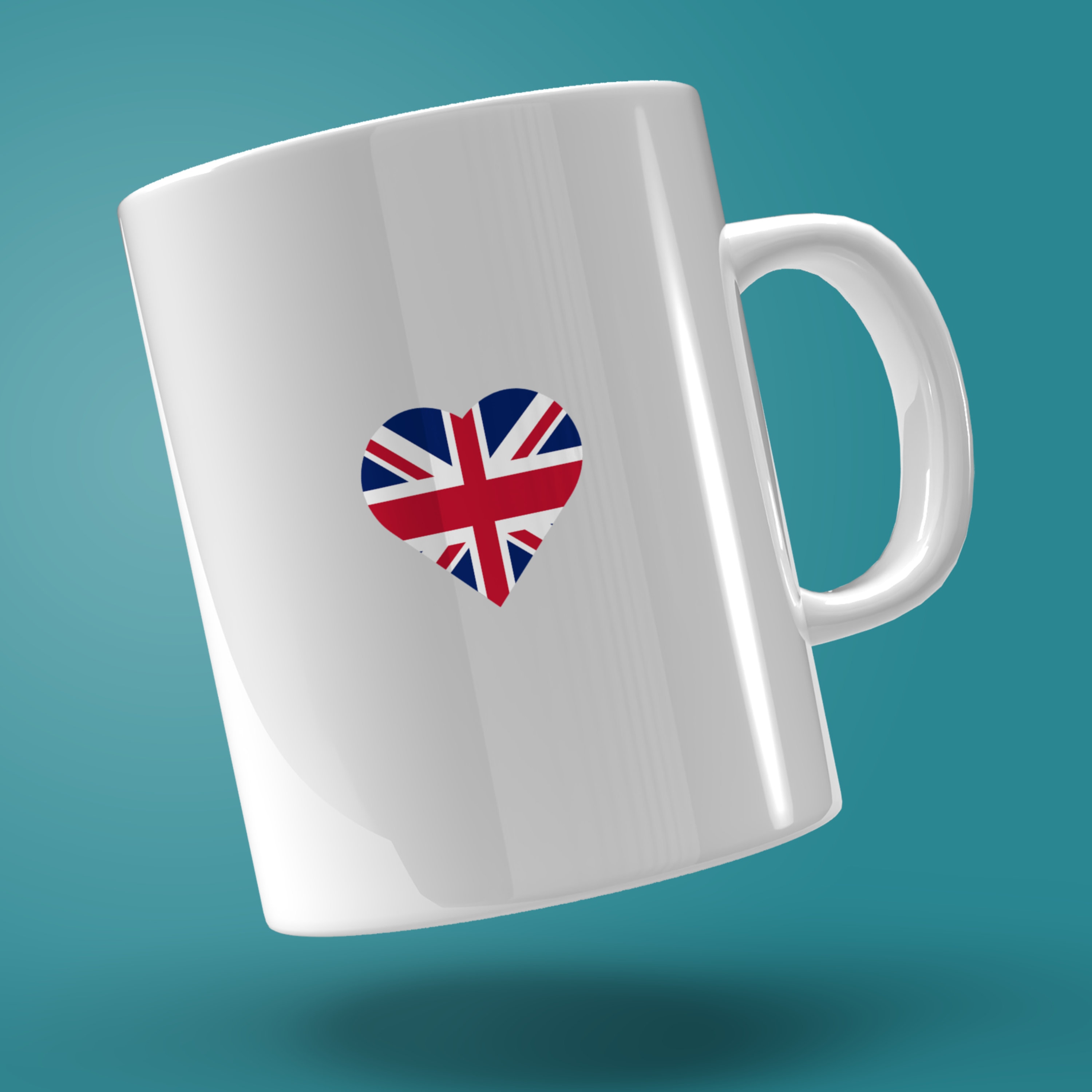 United Kingdom Flag in Heart Shape Svg, Png, Sublimation, Vector - Etsy UK